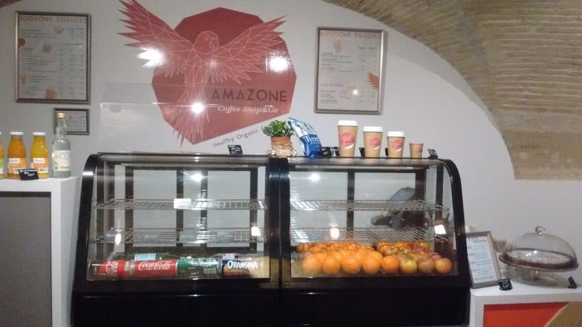 Café bio au centre-ville